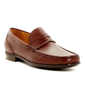 Broletto | Shoes | Mens Brown Leather Loafers Slip On Dress Shoes ...